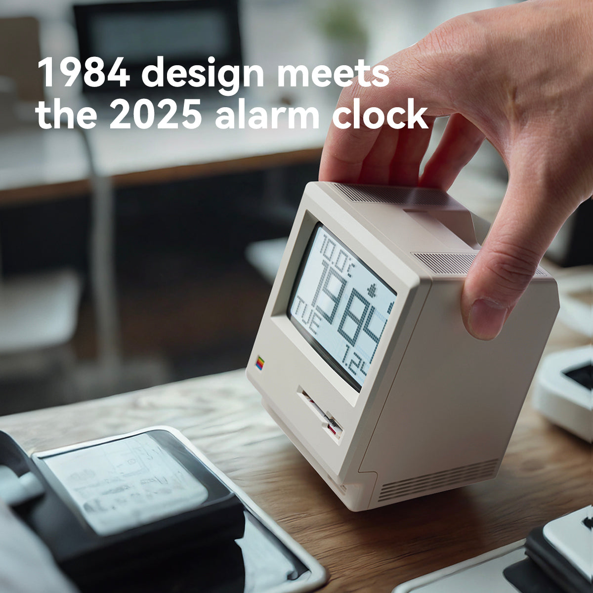 Kokogol Maclock - Retro 1984 Macintosh Pixel Art Alarm Clock – KOKOGOL