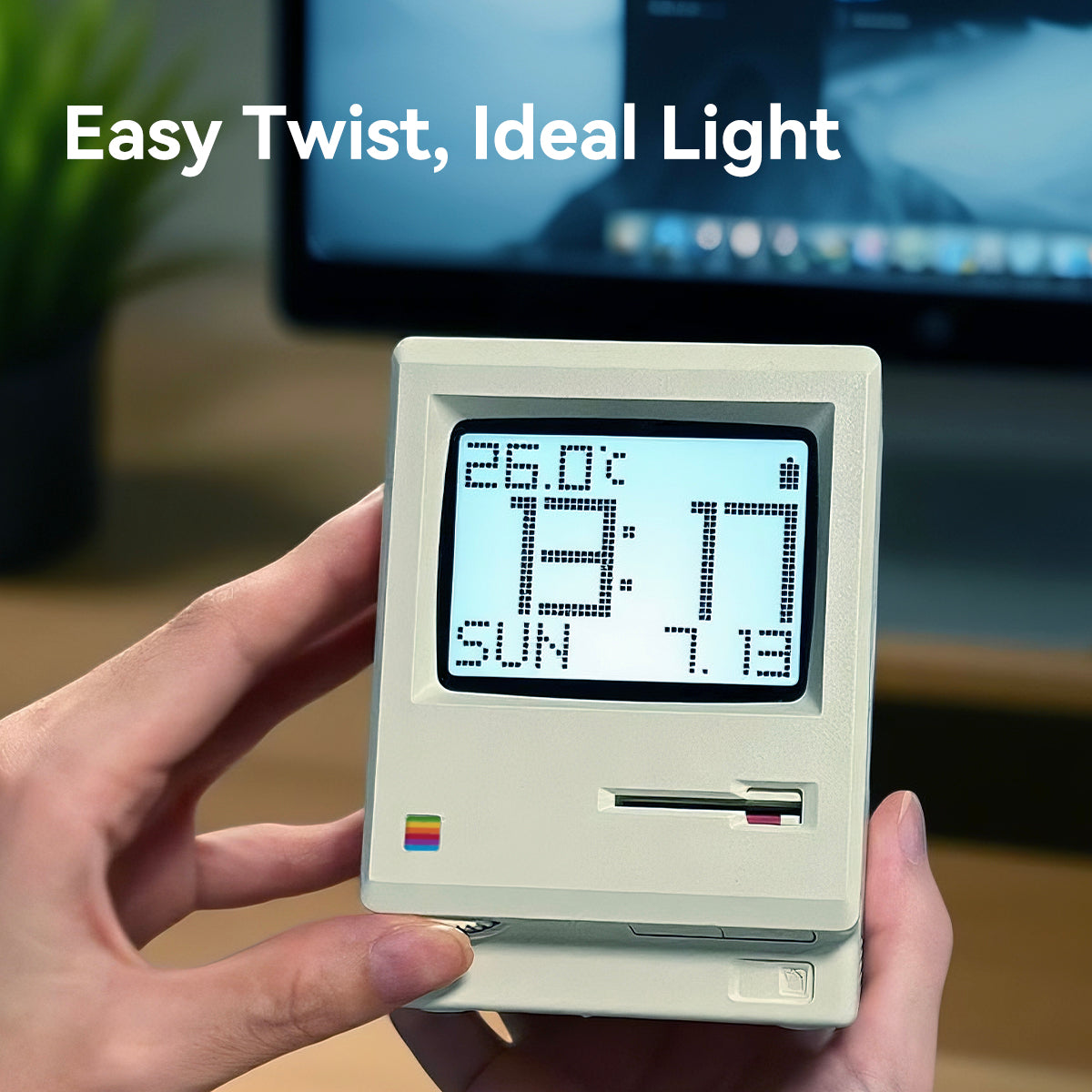 Kokogol Maclock - Retro 1984 Macintosh Pixel Art Alarm Clock – KOKOGOL